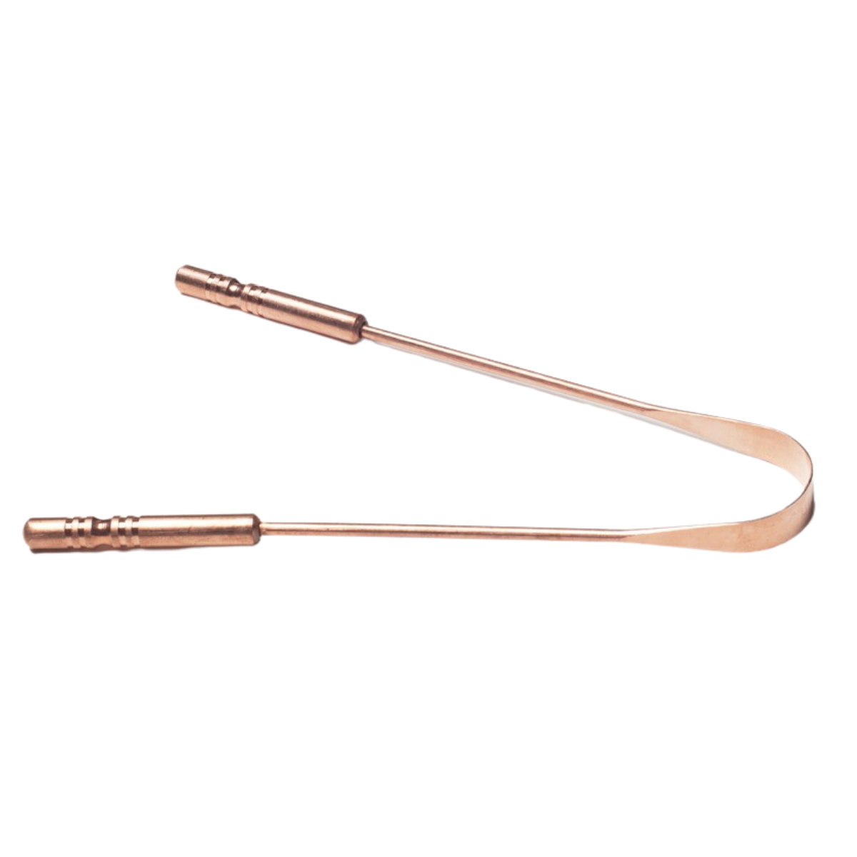 Gratte langue en cuivre - Vert et Jaune